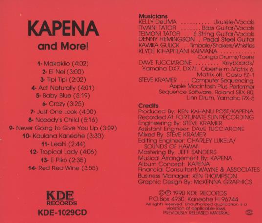 Kapena: Kapena And More! – NeverDieMedia