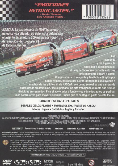 IMAX: Las Carreras NASCAR – NeverDieMedia