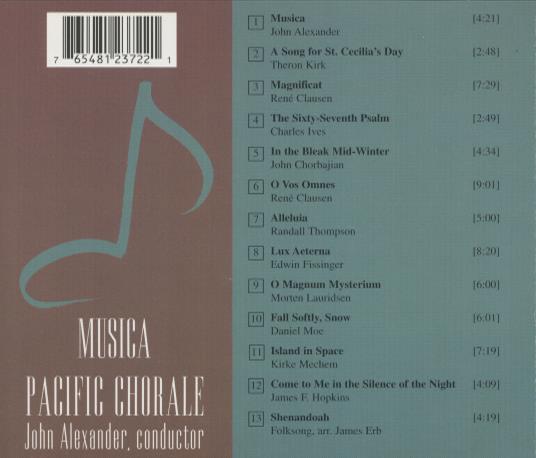 Pacific Chorale: Musica – NeverDieMedia