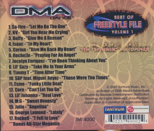 DMA Dance: Best Of Freestyle File Vol. 1 – NeverDieMedia