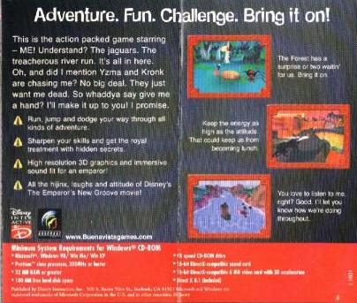 Disney's The Emperor's New Groove: Action Game – NeverDieMedia