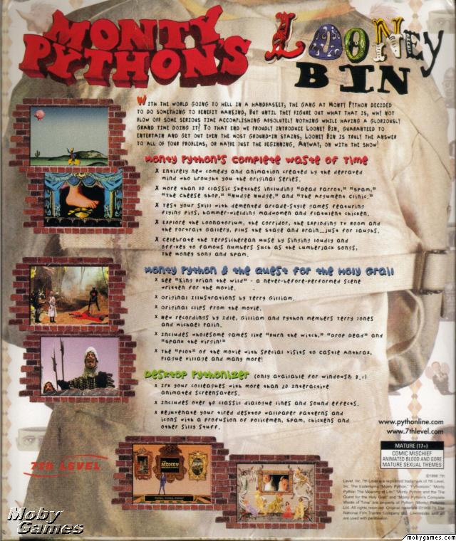 Monty Python's Looney Bin – NeverDieMedia