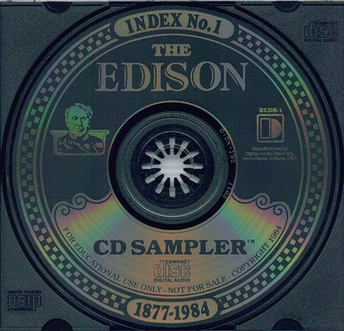 The Edison CD Sampler Index No. 1: 1877-1984 – NeverDieMedia