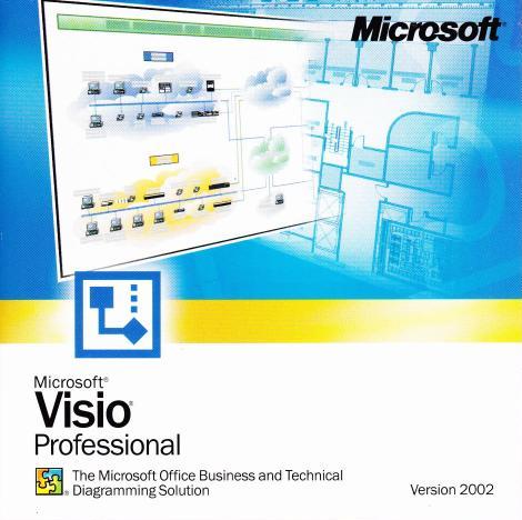 Microsoft Visio 2002 Pro Upgrade w/ Manual – NeverDieMedia