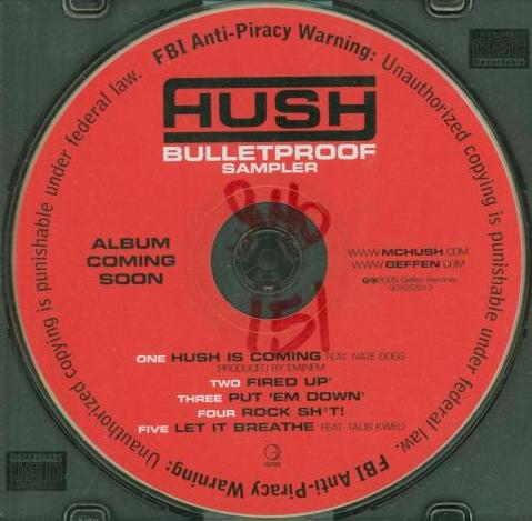 Hush: Bulletproof Sampler Promo w/ Artwork – NeverDieMedia