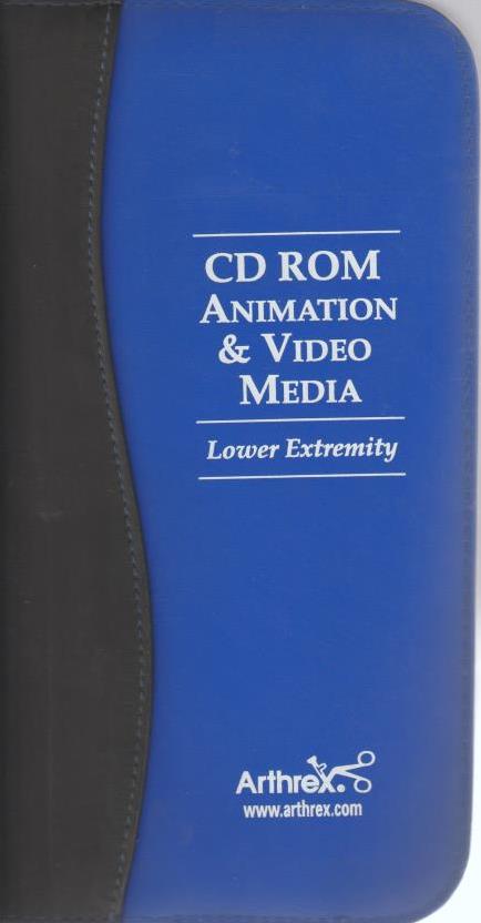 Arthrex CD ROM Animation, DVD & Media: Lower Extremity 24-Disc Set ...