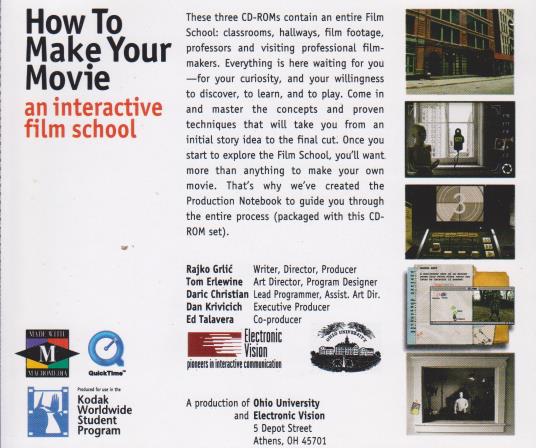 How To Make Your Movie: An Interactive Film School – NeverDieMedia