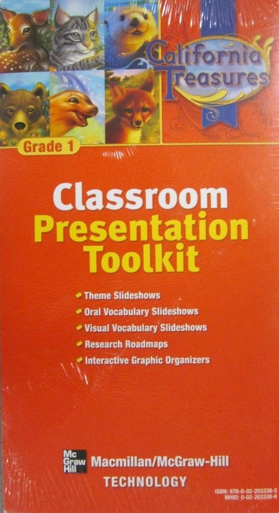 California Treasures: Classroom Presentation Toolkit Grade 1 ...