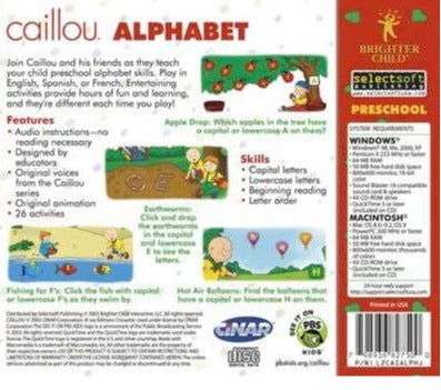 Caillou: Alphabet – NeverDieMedia