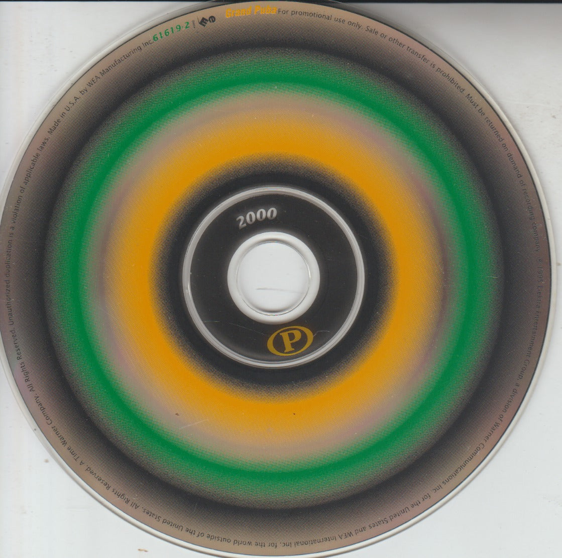 Grand Puba: 2000 Promo w/ Artwork – NeverDieMedia