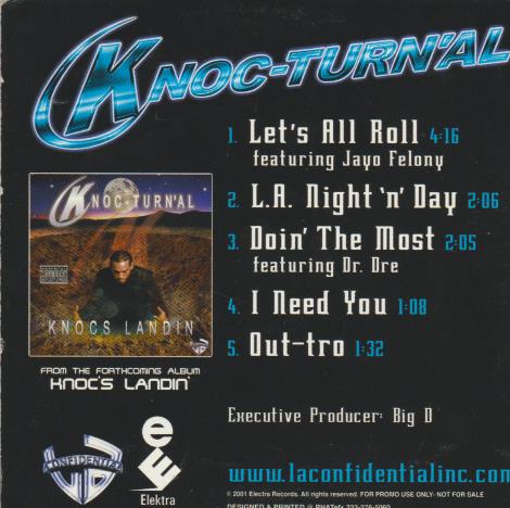 Knoc-Turn'al: From The Forthcoming Album: Knoc's Landin' Promo w/ Artw ...