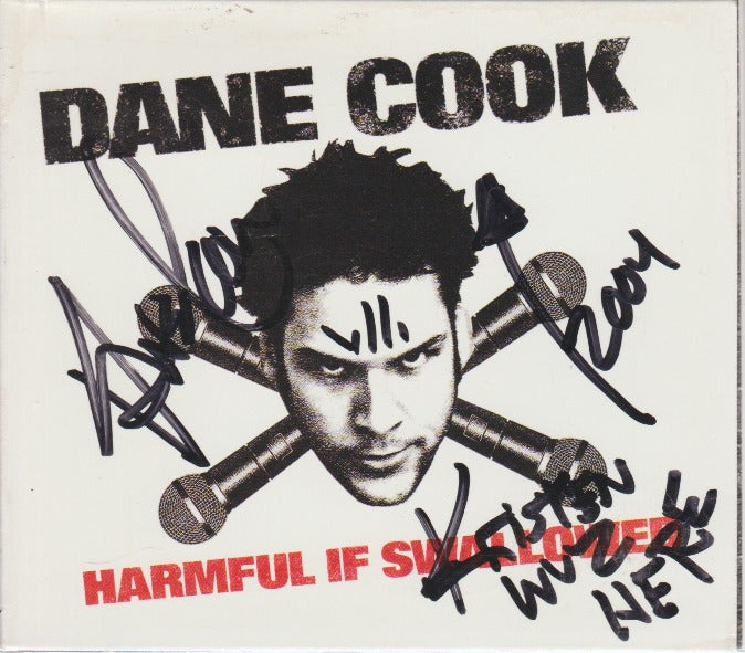 Dane Cook: Harmful If Swallowed Autographed 2-Disc Set – NeverDieMedia