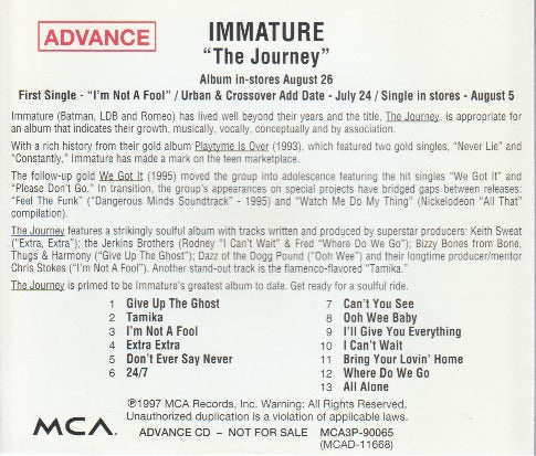 The Journey Immature Album