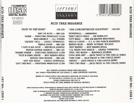 Acid Trax Megamix Volume 1 – NeverDieMedia
