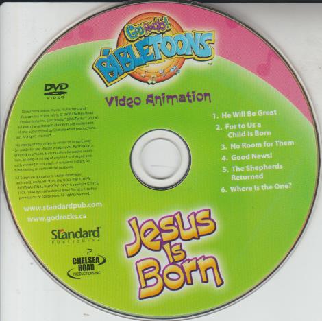 God Rocks! Bibletoons: Jesus Is Born w/ No Artwork – NeverDieMedia
