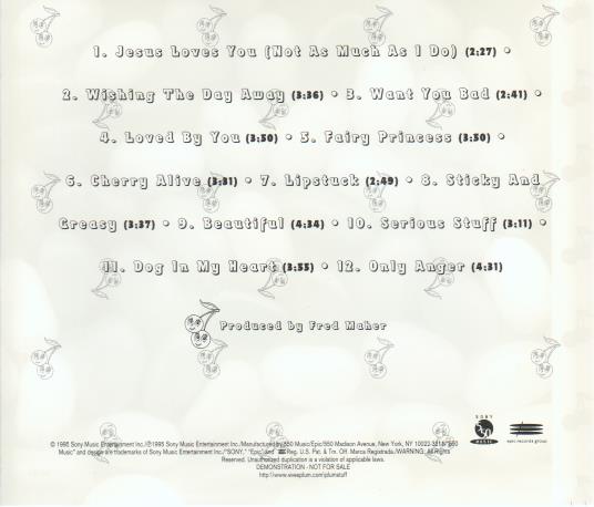 Eve's Plum: Cherry Alive w/ Artwork – NeverDieMedia