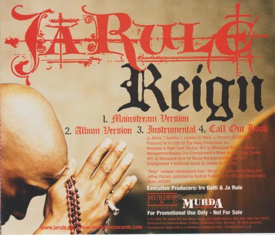 Ja Rule: Reign Promo w/ Artwork – NeverDieMedia