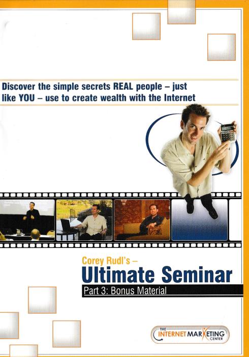 Corey Rudl's Ultimate Seminar: Part 3: Bonus Material – NeverDieMedia