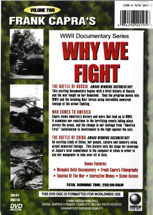 Why We Fight Volume Two – NeverDieMedia