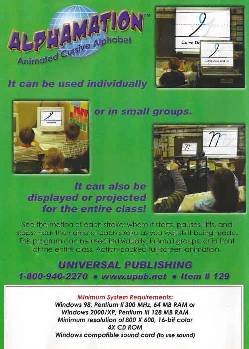 Alphamation: Animated Cursive Alphabet – NeverDieMedia