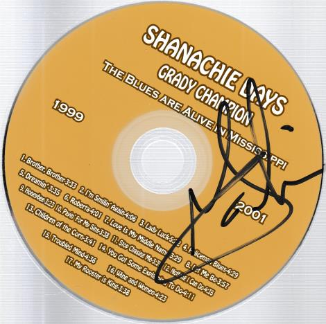 Grady Champion: Shanachie Days Autographed w/ Artwork – NeverDieMedia