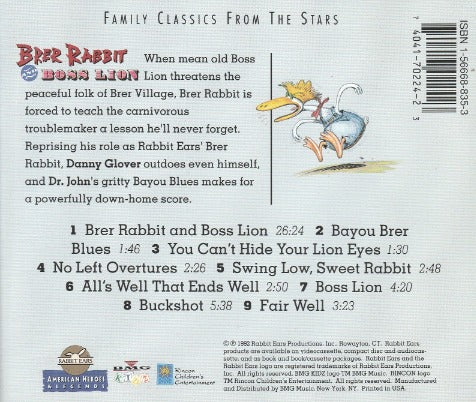 Brer Rabbit & Boss Lion w/ Artwork – NeverDieMedia