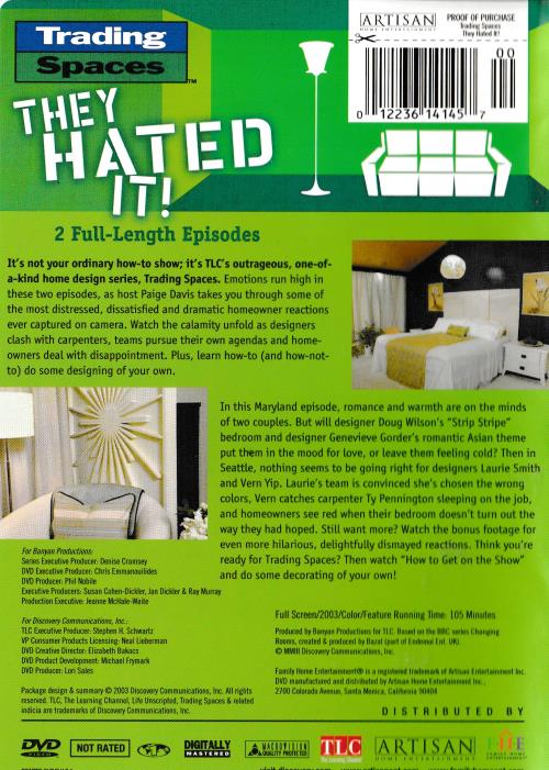 Trading Spaces: They Hated It! – NeverDieMedia