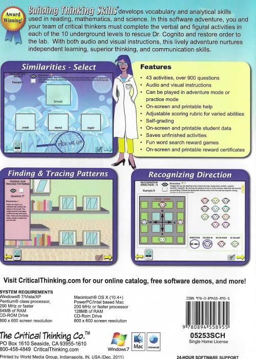 Building Thinking Skills Level 2 Grades 4-6 – NeverDieMedia