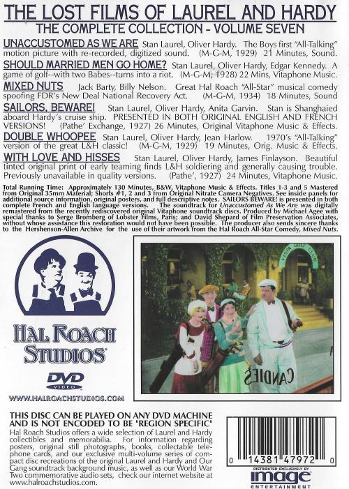 The Lost Films Of Laurel & Hardy: The Complete Collection Vol. 7 – NeverDieMedia