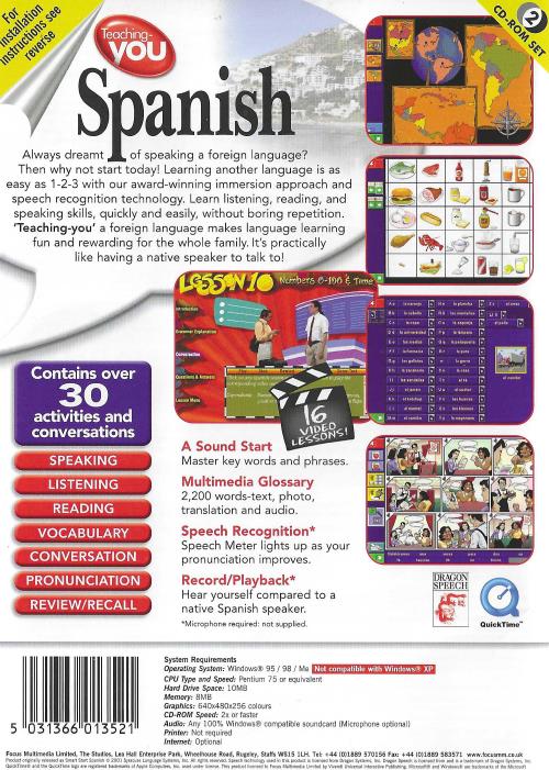 Teaching-You Spanish 2-Disc Set – NeverDieMedia