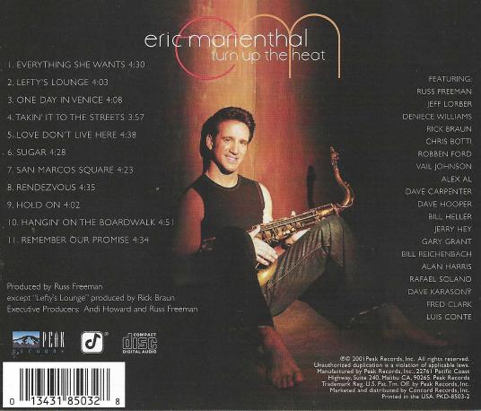 Eric Marienthal: Turn Up The Heat Signed – NeverDieMedia