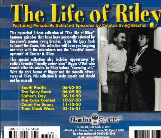 The Life Of Riley 3-Disc Set – NeverDieMedia