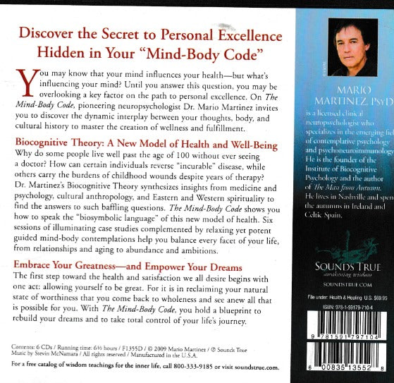 The Mind Body Code: How The Mind Wounds & Heals The Body 6-Disc Set ...