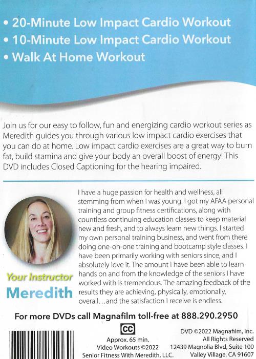 Senior Fitness With Meredith: Complete Cardio Workout Series ...