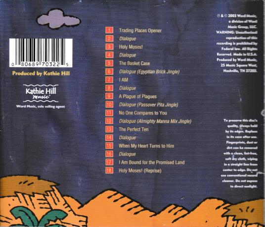 Holy Moses! A Musical Discovery For Kids w/ Back Artwork – NeverDieMedia
