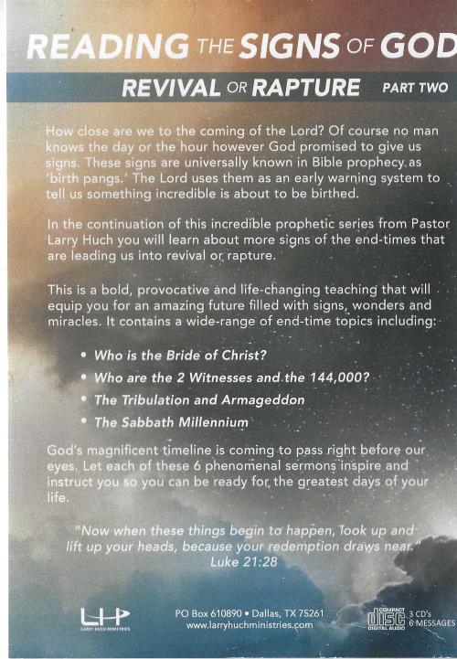Reading The Signs Of God: Revival Or Rapture Part Two 3-Disc Set ...