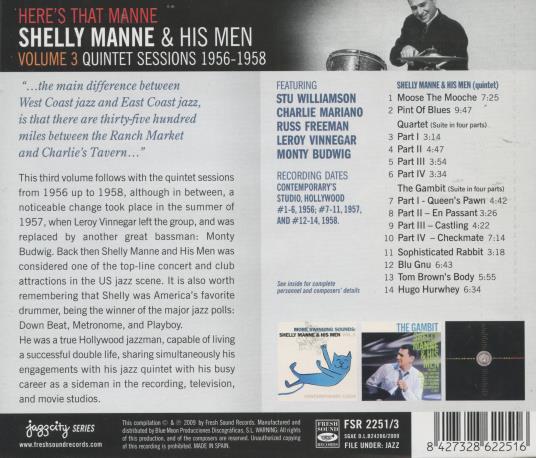 Shelly Manne & His Men: Here's That Manne Vol. 3 – NeverDieMedia
