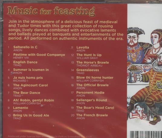 Music For Feasting: Medieval & Tudor Times – NeverDieMedia