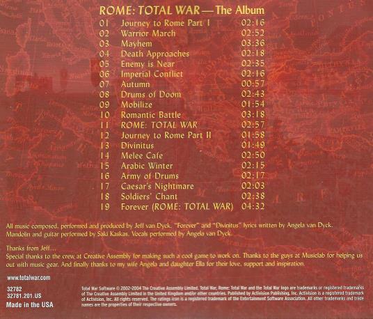 Total War: Rome Soundtrack – NeverDieMedia