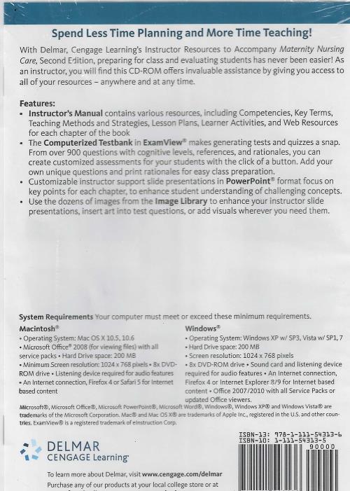 Maternity Nursing Care Instructor Resources 2nd – NeverDieMedia