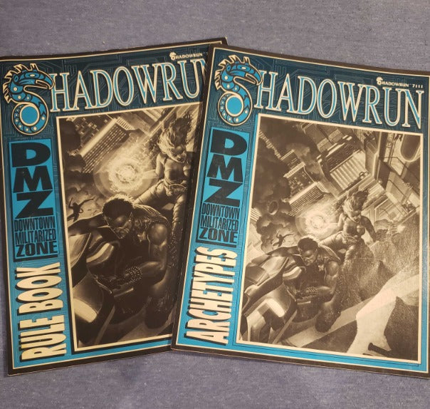 Shadowrun: DMZ Downtown Militarized Zone w/ 2 Rare Posters – NeverDieMedia