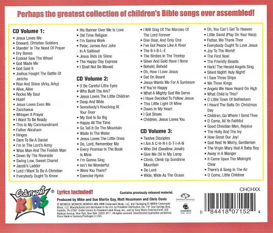100 Singable Bible Songs For Kids 3-Disc Set – NeverDieMedia