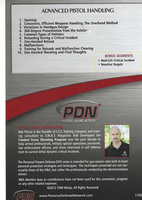 PDN: Advanced Pistol Handling – NeverDieMedia