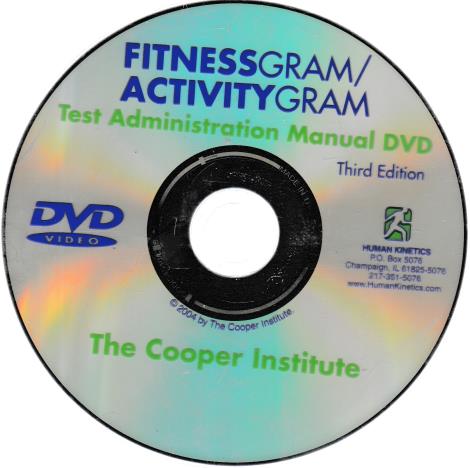 Fitnessgram/Activitygram Test Administration Manual DVD Third Edition ...