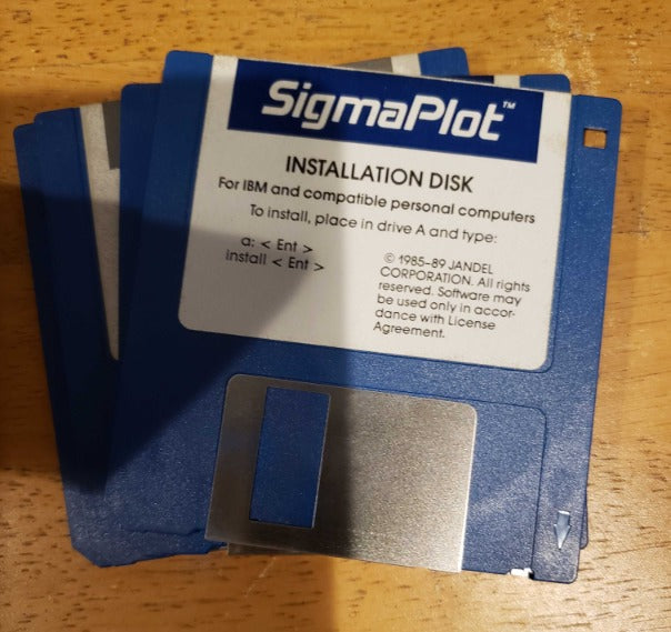 SigmaPlot: Scientific Graph System 4.0 w/ Manual – NeverDieMedia