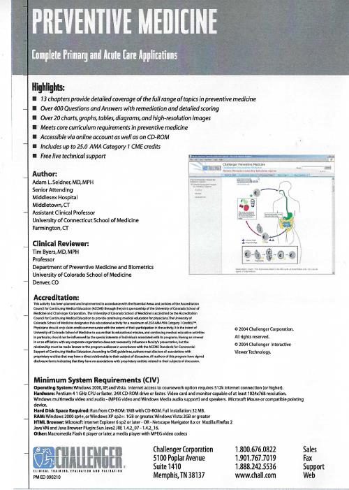 Challenger Fundamentals: Preventative Medicine – NeverDieMedia