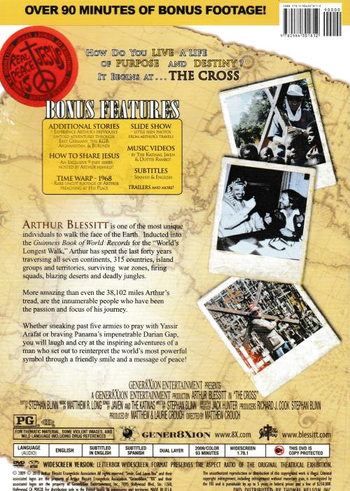 The Cross: The Arthur Blessitt Story Special Signed – NeverDieMedia