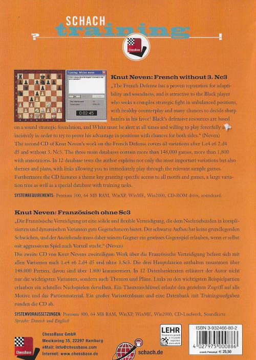 French Without 3: Chess Training No. 3 – NeverDieMedia