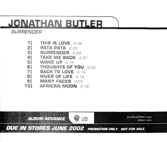 Jonathan Butler: Surrender Promo – NeverDieMedia