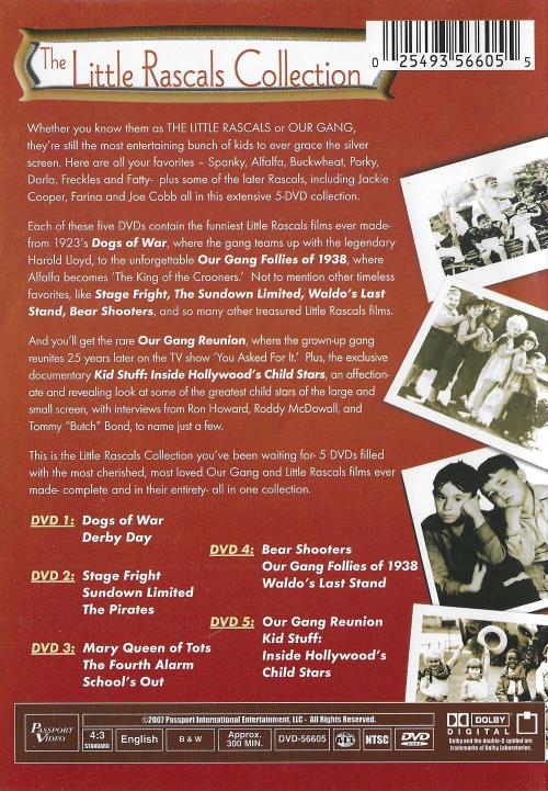 The Little Rascals Collection 5-Disc Set – NeverDieMedia